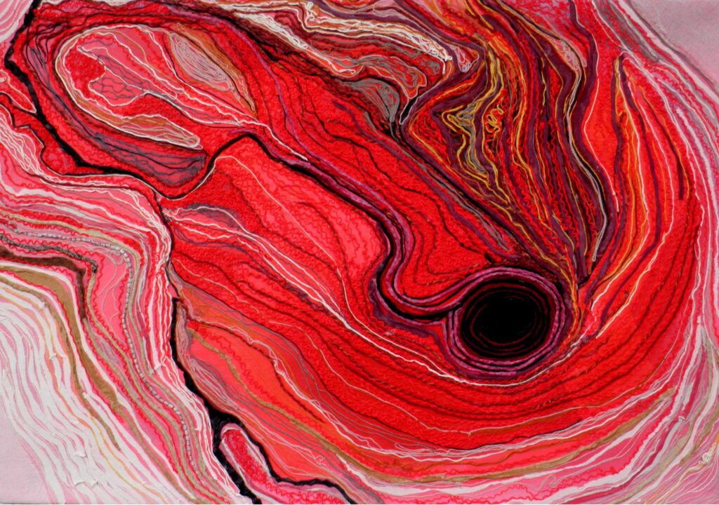 Taidemaalari Anu Tuomi on punonut elämänlankaa jo 15 vuotta - näyttely ...